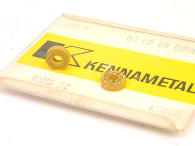 New Surplus 10pcs. Kennametal RNMG 32 Grade: KC850 Carbide Inserts Tin ...
