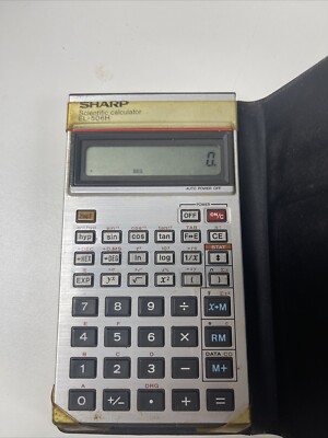 Vintage SHARP EL-506H Scientific Calculator With Case. Tested. | eBay