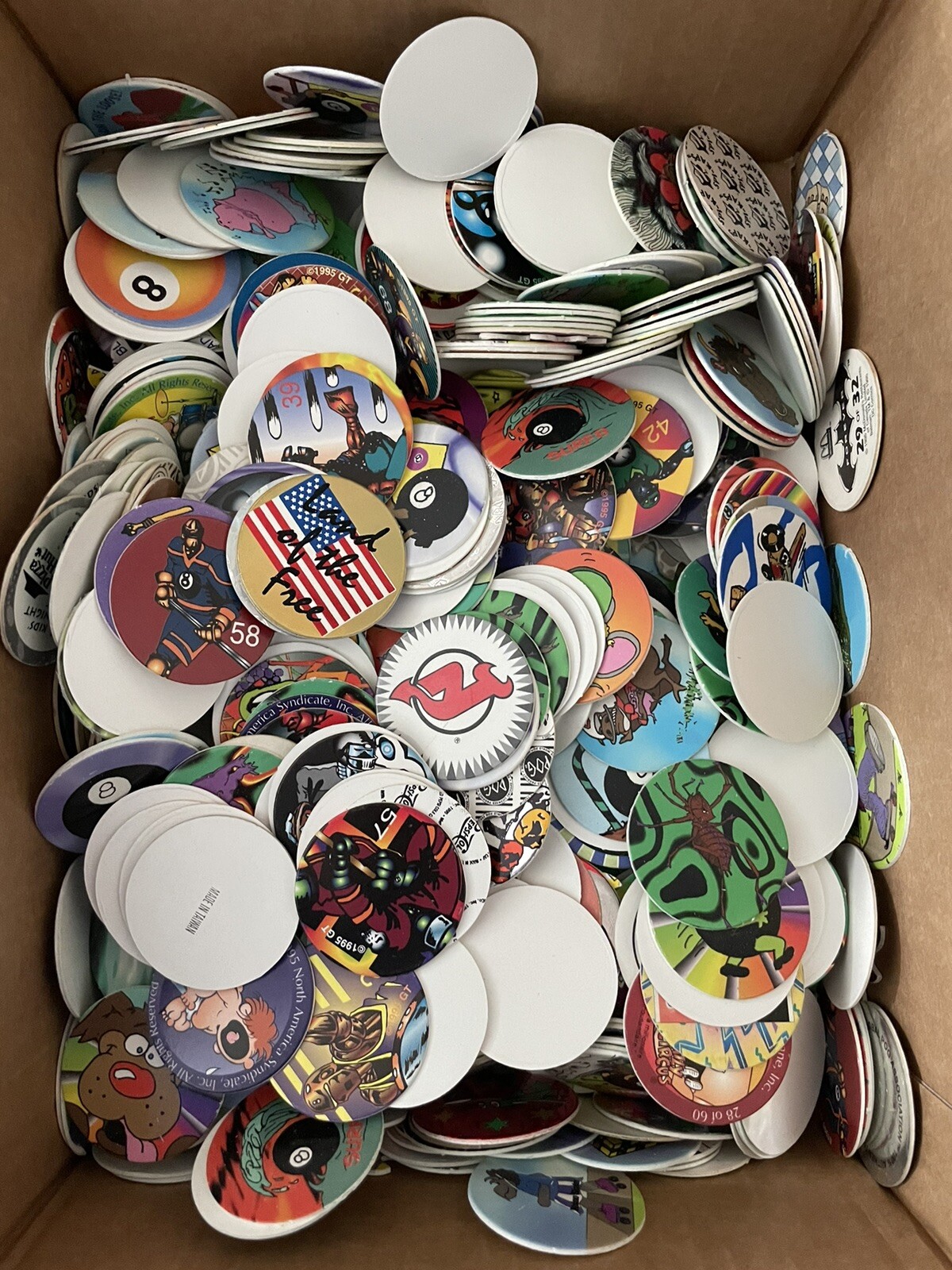Pogs - Lot Of 100! Vintage Pogs / Milk Caps Bulk Assorted | eBay
