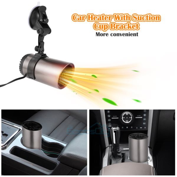 NEW Portable Heater Heating Cooling Fan Defroster Demister for Car ...