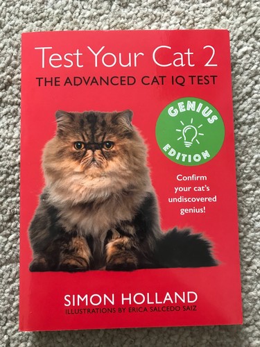 Test Your Cat 2: Advanced Cat IQ Test book, Simon Holland. Great cat ...