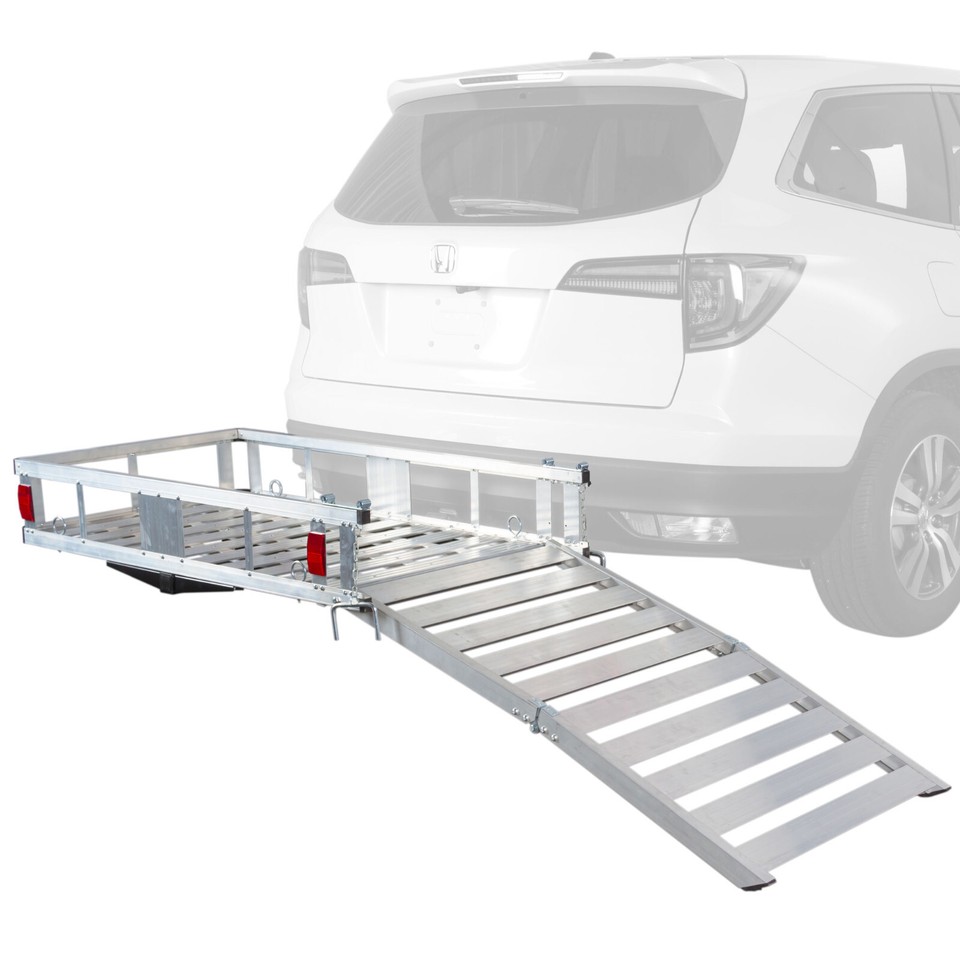 Elevate Outdoor Aluminum Basket Deluxe Cargo Carrier with Ramp | eBay