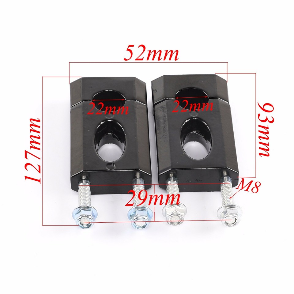 7/8" HANDLEBAR HANDLE BAR RISER for CRF50 110 125cc KLX TTR TAOTAO Dirt ...