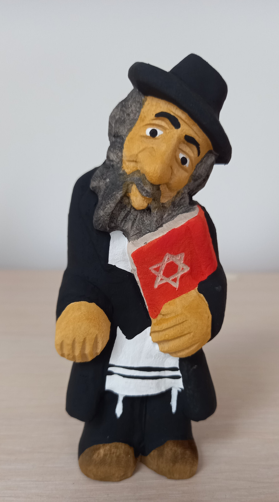Jew figurine with Book, Jew of Wood, Wood Carving, Jewish Man with Book ...