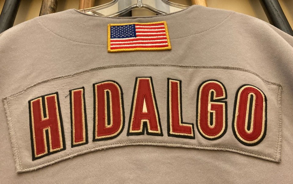Richard Hidalgo - 2001 Houston Astros Game Used Gray Road Jersey - US ...