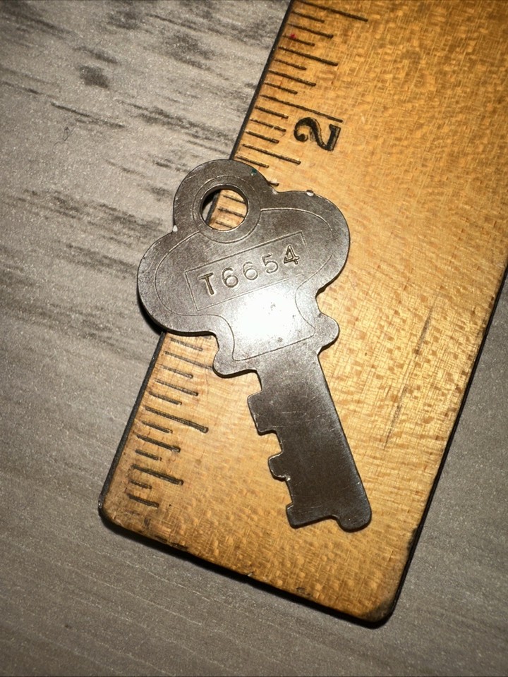 Antique Flat Skeleton Key Everlasting Lock #T6654 | eBay UK
