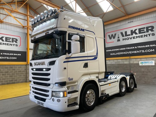 SCANIA R580 V8 TOPLINE *EURO 6* 6X2 TAG AXLE TRACTOR UNIT - 2016 - LD66 ...