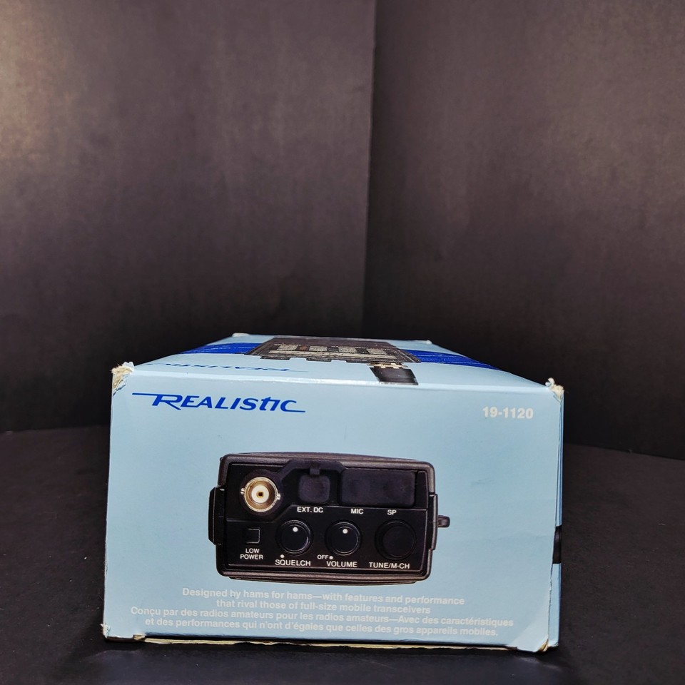 Realistic HTX202 VHF FM Transceiver Tested Complete Box & Acc Ham Radio ...