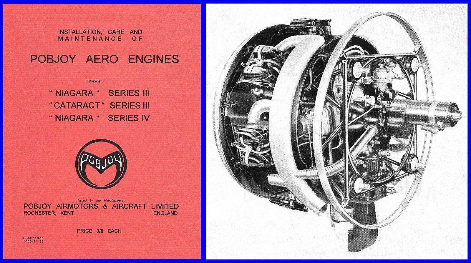 Pobjoy Aero Engines Manual Niagara and Cataract - on CD or USB | eBay