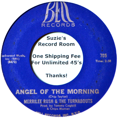 Merilee Rush Angel of the Morning Teen Pop Rock NM/VG+ 45 7" Vinyl ...