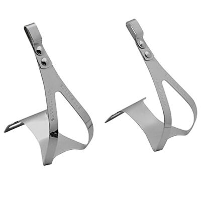 CALE PIED ROUTE ACIER CLASSIC L-XL POUR COURROIE (PAIRE) | eBay