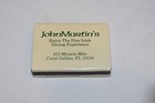 John Martin's Irish Restaurant Coral Gables Florida Matchbox | eBay