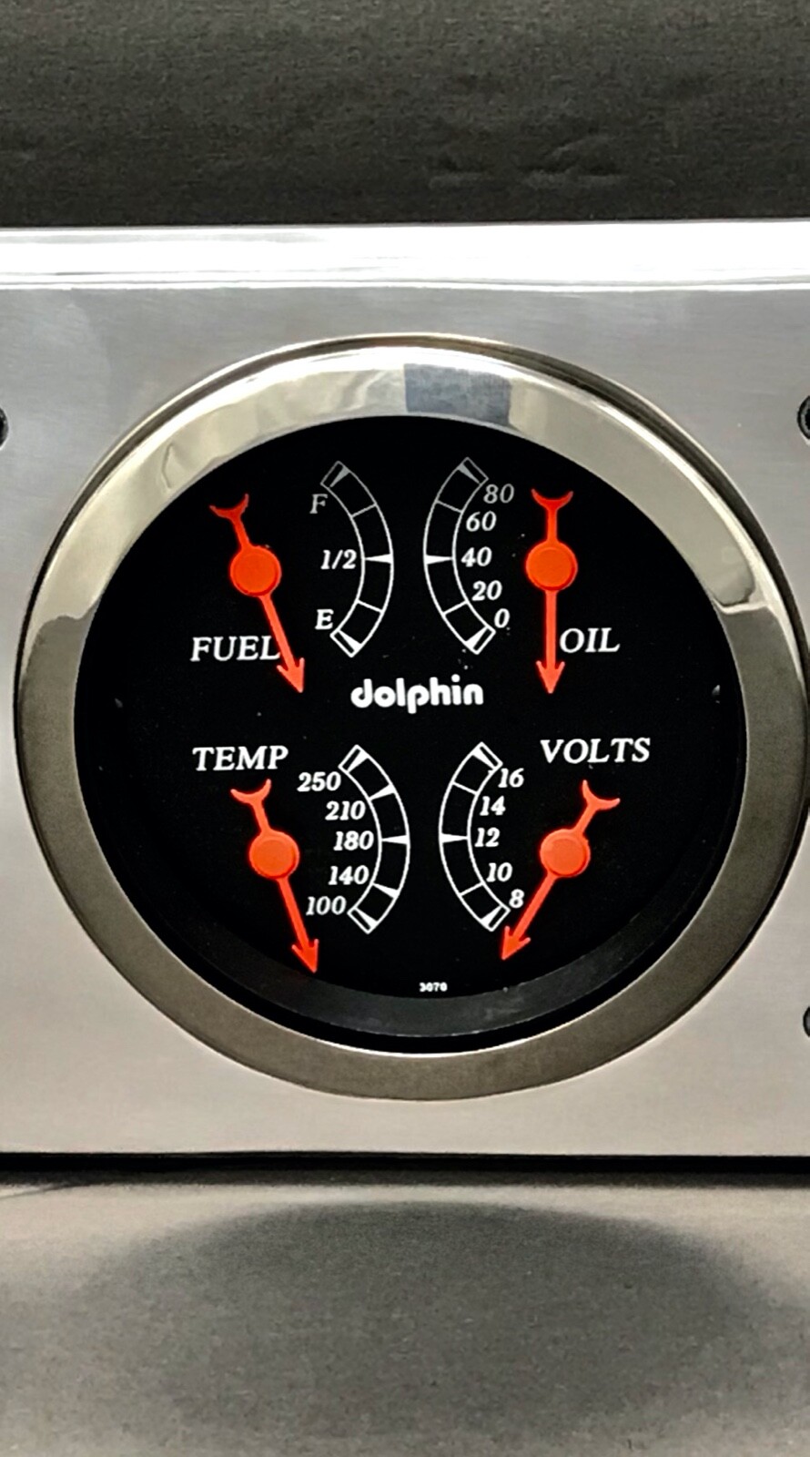 1941 1942 1943 1944 1945 1946 Chevy Truck 3 Gauge Dash Panel Quad Style ...