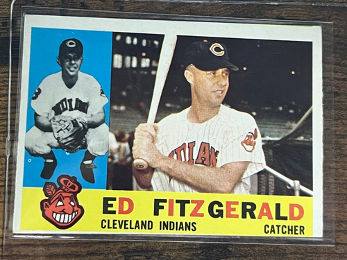1960 Topps Ed Fitzgerald #423 Cleveland Indians NM OC | eBay