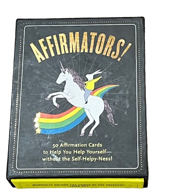 Affirmators! Affirmation Card Deck by KnockKnock | eBay