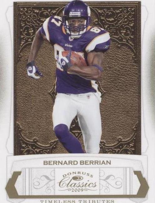 2009 Donruss Classics - Bernard Berrian #55 Timeless Tributes Gold /50 ...