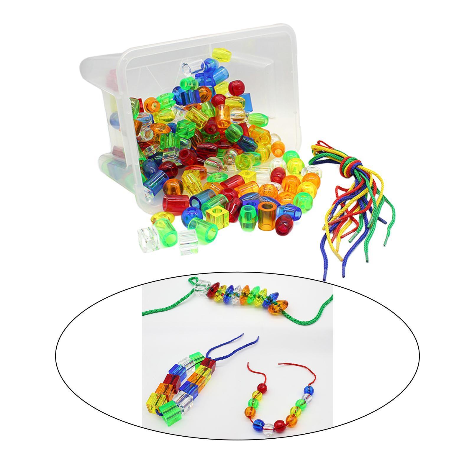 Lacing Bead Set with Storage Container Boys Girls for Toddlers ...