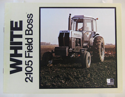 prospectus brochure White 2-105 Field Boss tracteur prospekt traktor ...