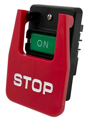 Emergency Shutoff Stop 110/220 Volt Paddle On/Off Switch. Table Saw ...