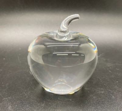 Vintage Orrefors Crystal Glass Apple 2 3/4 inches | eBay