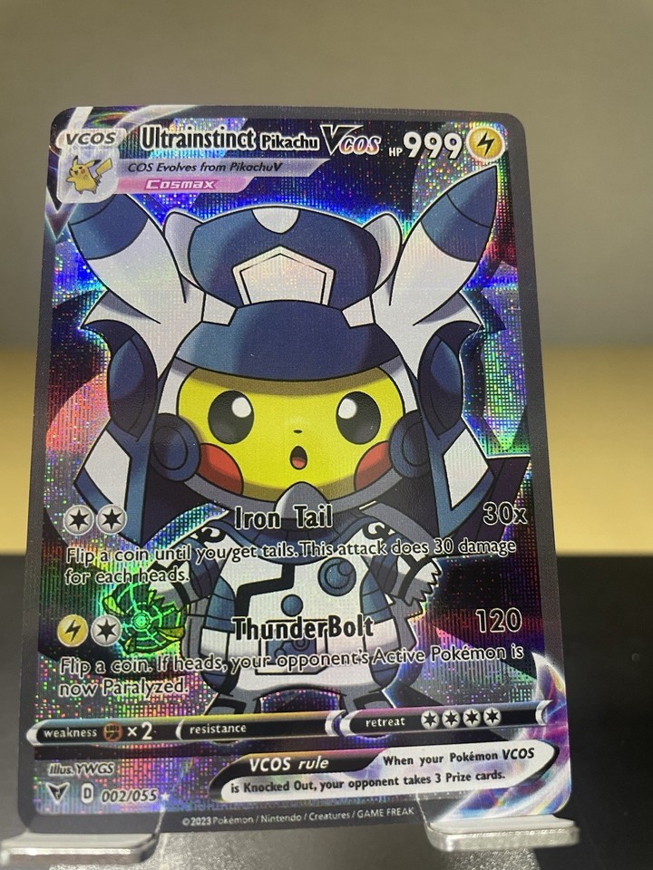 Deadpool Set Vcos Pikachu Cosplay Custom Fan Art Set 11 Holo Cards ...