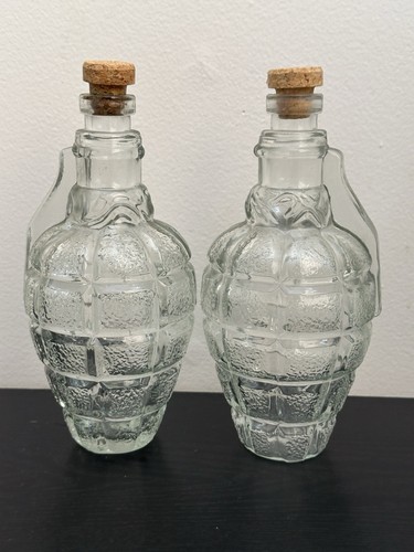 Military Grenade Whiskey Decanter Glass Bottle | eBay