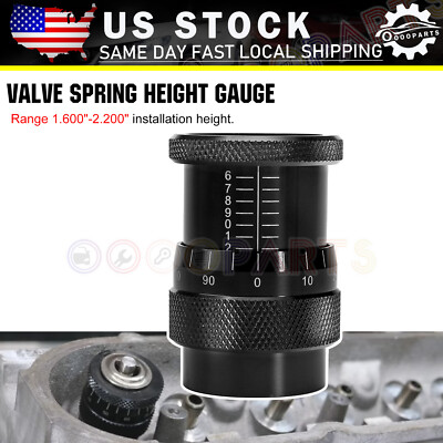 Valve Spring Height Micrometer Aluminium Car Measure Seated Tool 1.600 ...