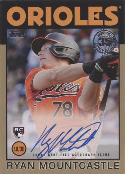 2021 Topps - 1986 Topps Baseball Autographs Ryan Mountcastle #86A-RMO ...