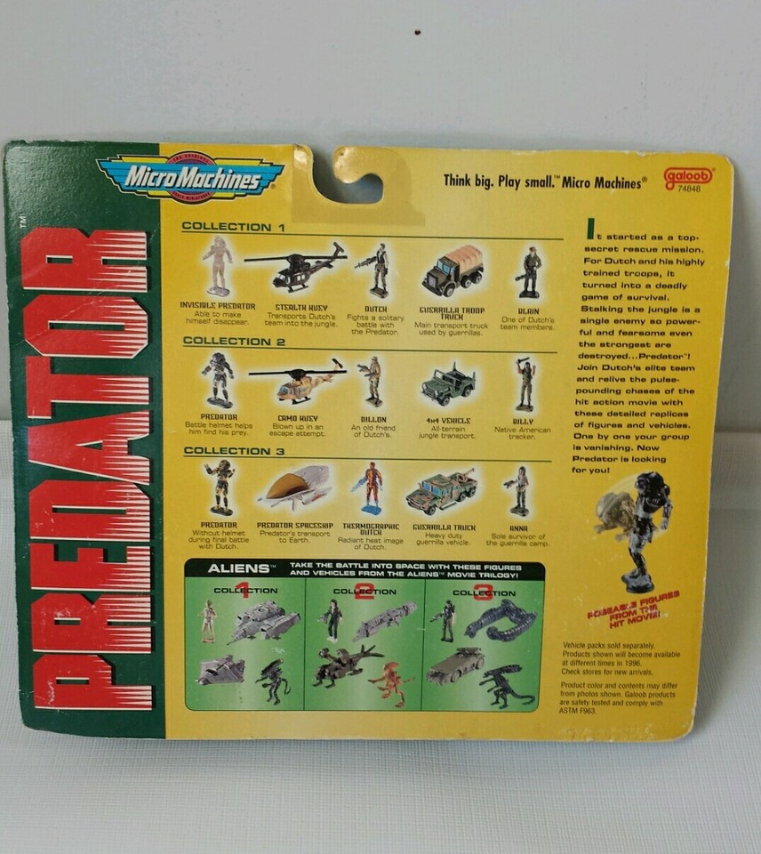Vintage Predator Micro Machines Collection 3 | eBay