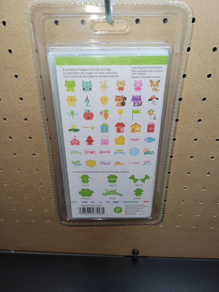 Cricut CREATE A CRITTER Shapes Cartridge Up to 700 Images | eBay