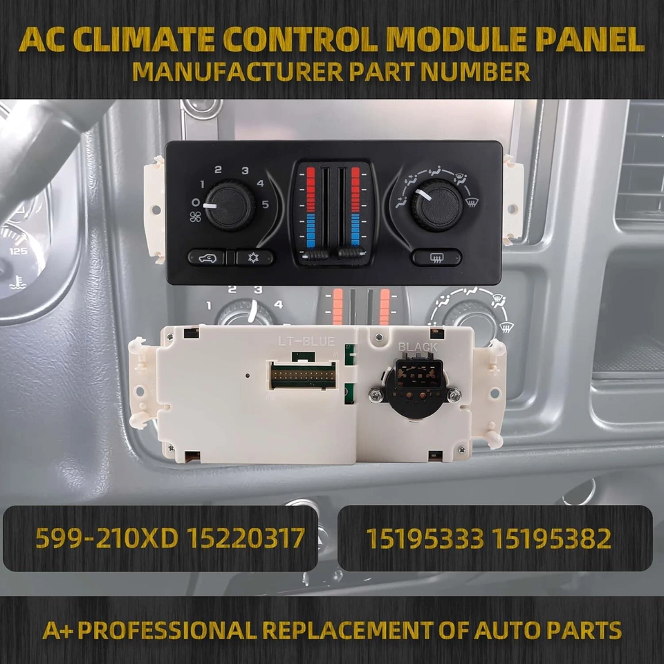 599-210XD AC Control Panel Climate Control Module For Chevy GMC ...