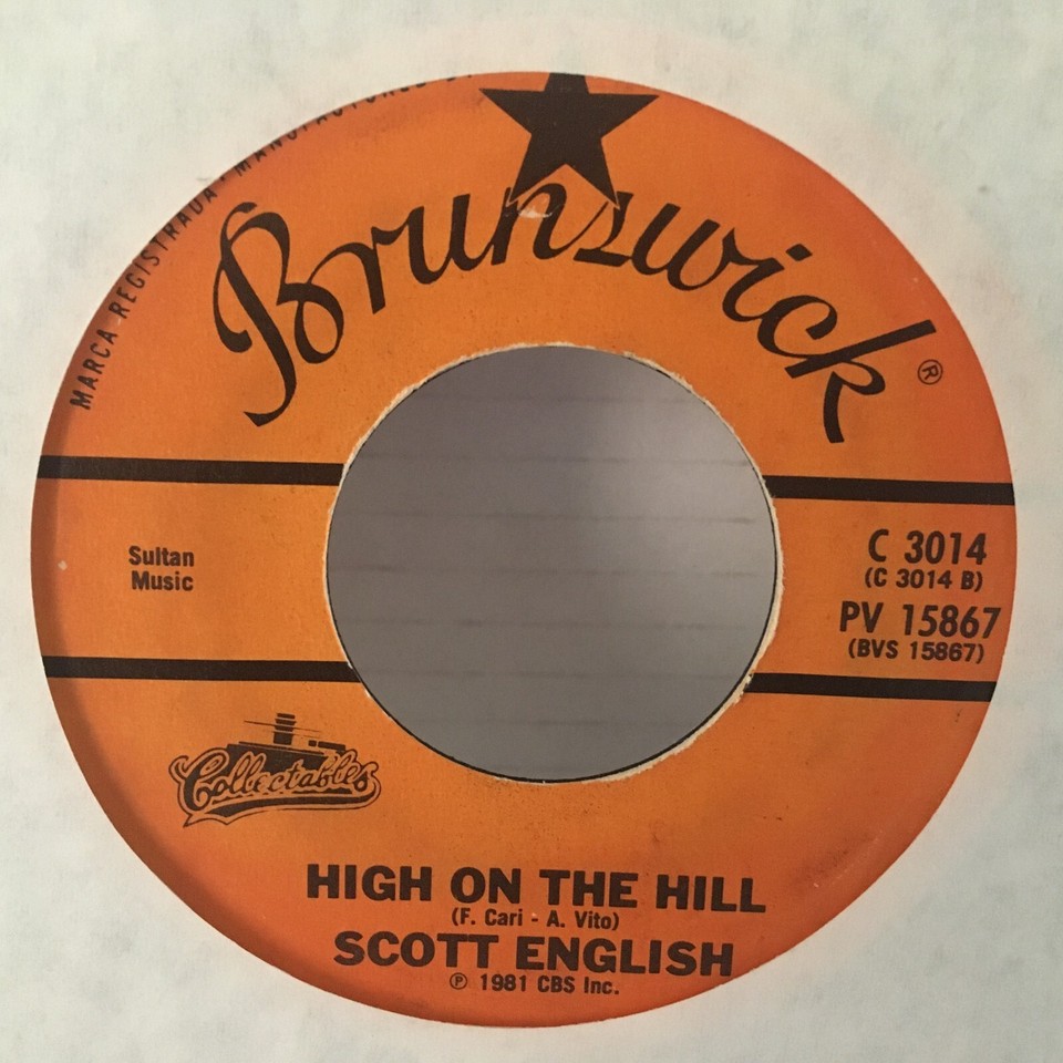 SCOTT ENGLISH / KINGSMEN 45 SINGLE, HIGH ON THE HILL / LOUIE LOUIE | eBay