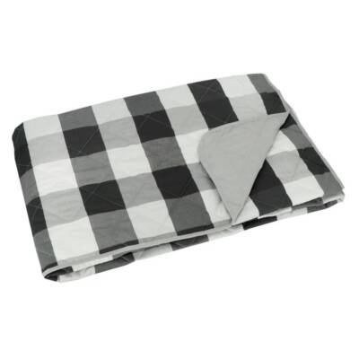 Couvre-lit matelassé Carré et demi GABEL Wilson gris | eBay