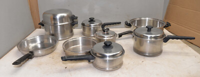 10 pcs Lifetime US made + more stainless steel cookware kitchen tools ...