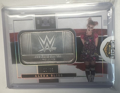 ALEXA BLISS 2022 PANINI IMPECCABLE WWE 1 OUNCE SILVER BAR 20/35 LOGO | eBay