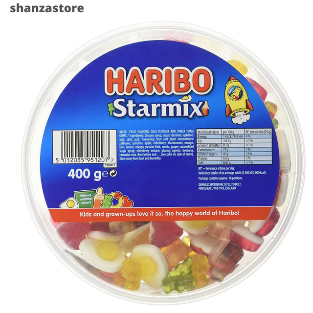 HARIBO Starmix Candy BULK Sweets Party Gift Present 400g for sale ...