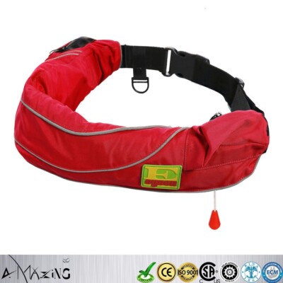A+Quality Inflate Inflatable Belt Pack Waist Life Jacket Buoyancy Aid ...