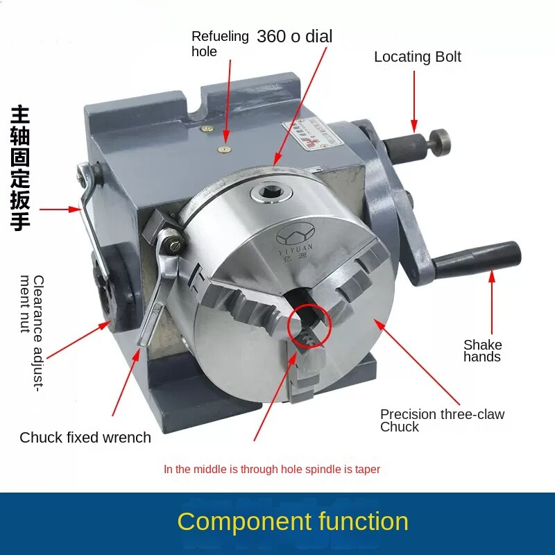 Universal Indexing Head Simple Vertical and Horizontal Manual Indexer ...