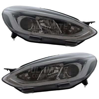 Ford Fiesta Mk8 B479 2017-2020 Projector Headlights With LED DRL ...