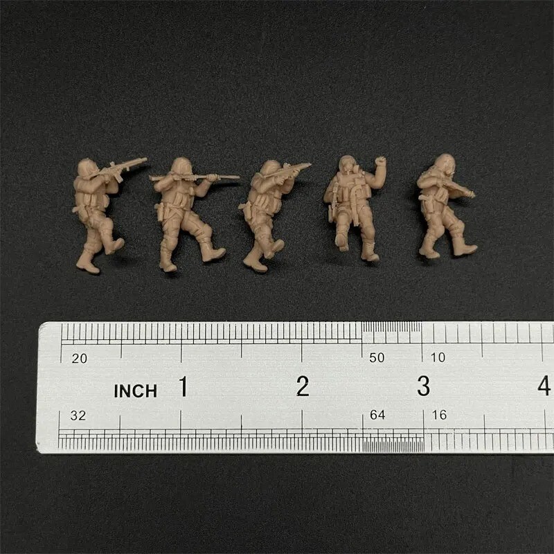 1/72 Scale Resin Model SAS Special Forces 5 Soldier Figures Military ...
