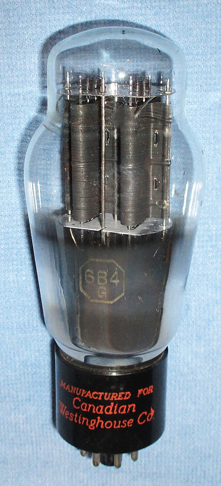 1 Westinghouse 6B4-G Vacuum Tube - Vintage Black Plates Audio Triode | eBay
