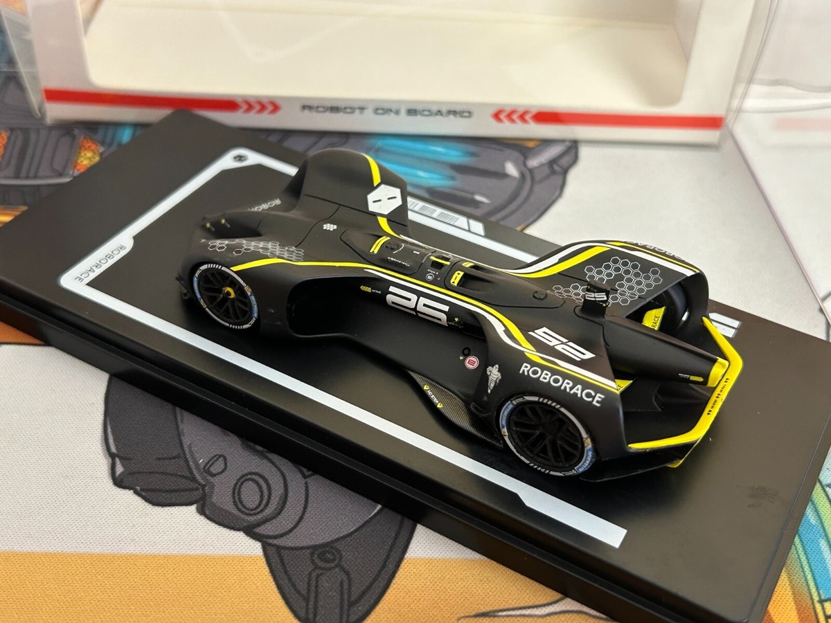ROBORACE 1/43 Resin Robot On Board Electric Driverless Car ROBORACE 1/43 Resin Robot On Board Electric Driverless Car