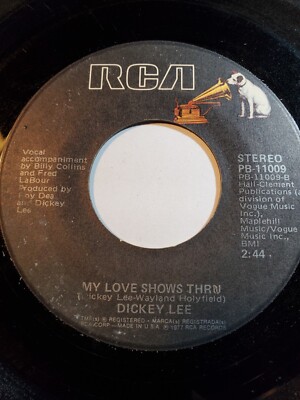 DICKEY LEE- Virginia, How Far Will You Go/My Love Shows Thru GOOD+ F124A | eBay