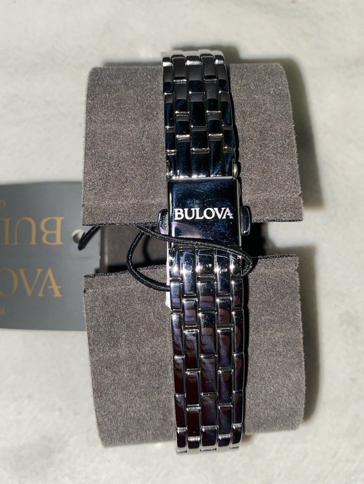 Bulova Crystal Watch and Heart Pendant Necklace Gift Set 96X144 | eBay