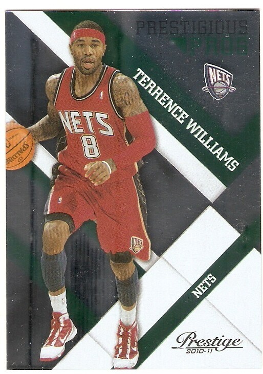 TERRENCE WILLIAMS SERIAL /499 2010-11 PRESTIGE PRESTIGOUS PROS 5 ...