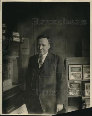 1929 Press Photo Fred E Libby Manager of Portland Maine Union ...