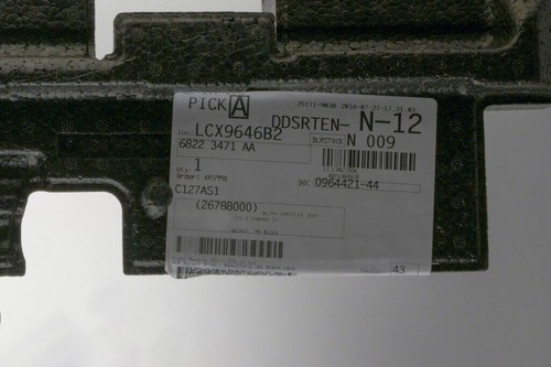 OEM MOPAR FRONT BUMPER FOAM ENERGY IMPACT ABSORBER 2014-2016 JEEP GRAND ...