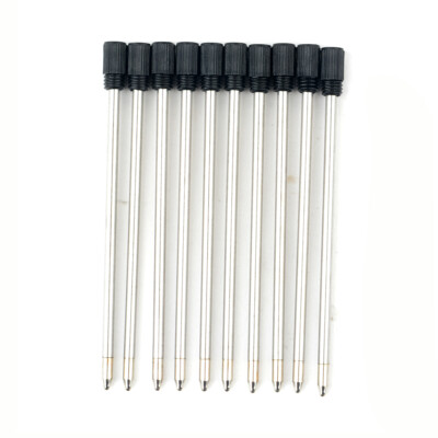 10Pcs 7cm Black Refill Ballpoint Ink Replacement Pen Crystal Stylus ...