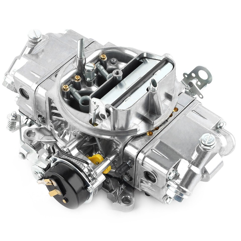 650 CFM 4 BBL Carb Electric Choke Square Bore Fits Chevy 350 Ford 302 ...