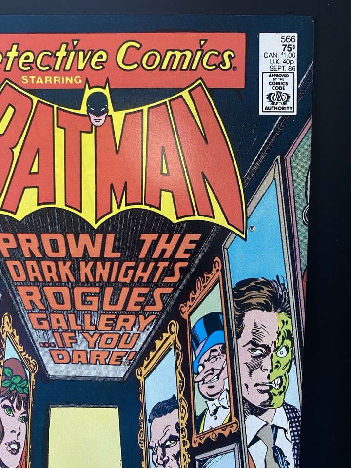 Detective Comics #566 DC Comics 1986 Batman Rogues Gallery Cover | eBay